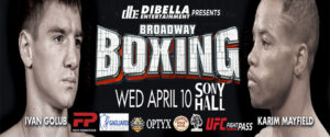 Broadway Boxing From Sony Hall Times Square – DiBella Entertainment