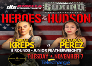 UNBEATEN MIKIAH KREPS RETURNS NOVEMBER 7 ON BROADWAY BOXING: HEROES ON ...